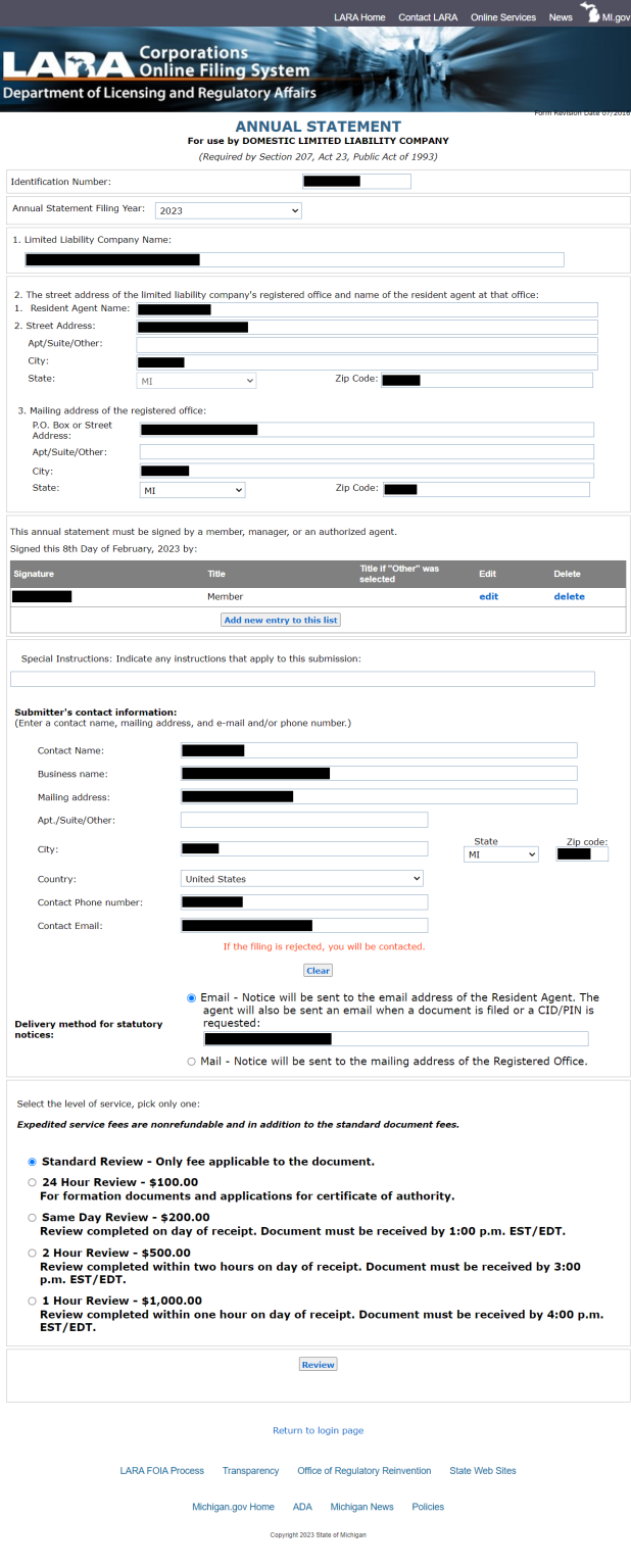 How to File Michigan LLC Annual Report (Step by Step) – MI Business Coach